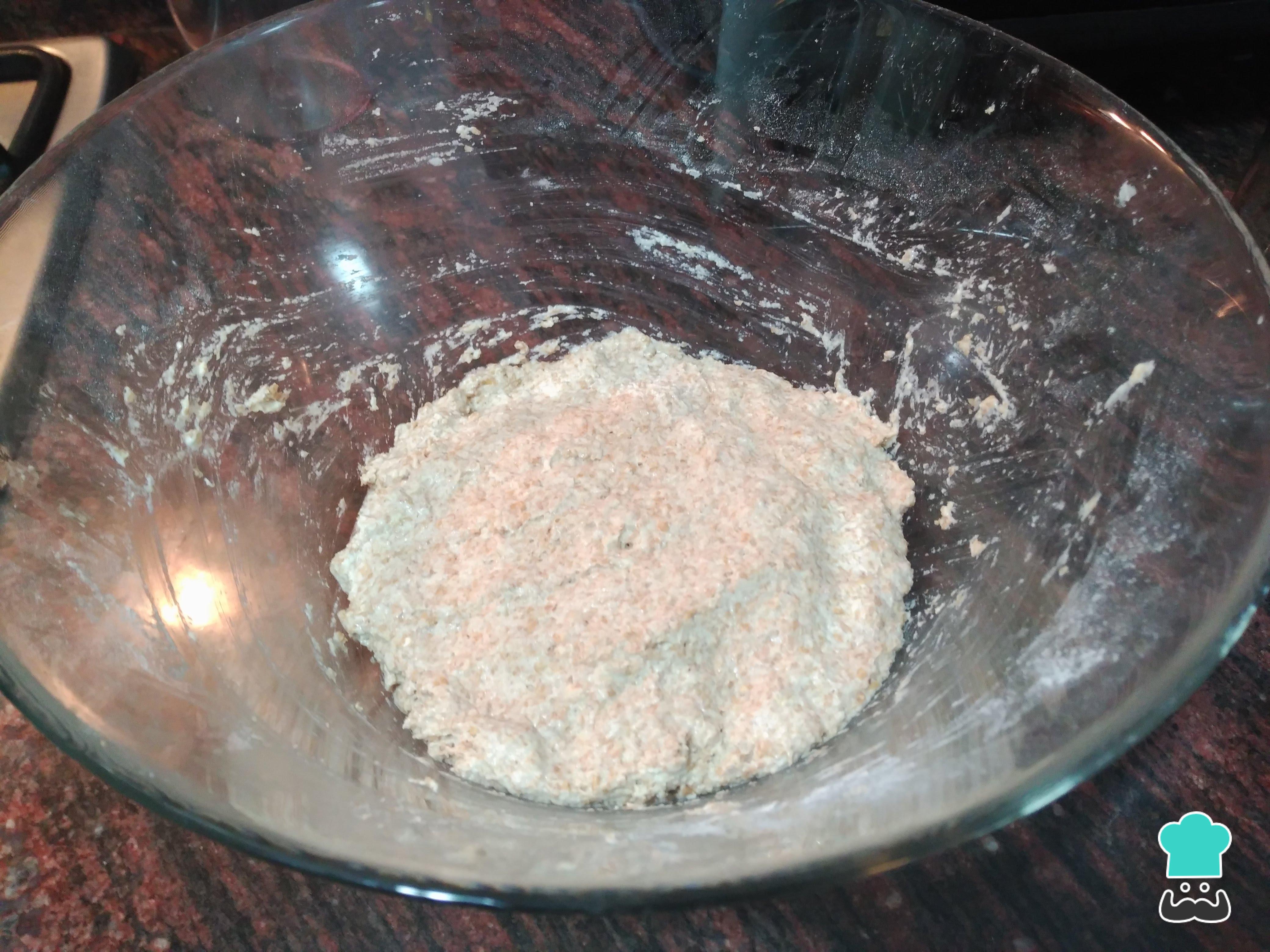 Pan casero con harina integral fácil ESPONJOSO y SIN AMASADO