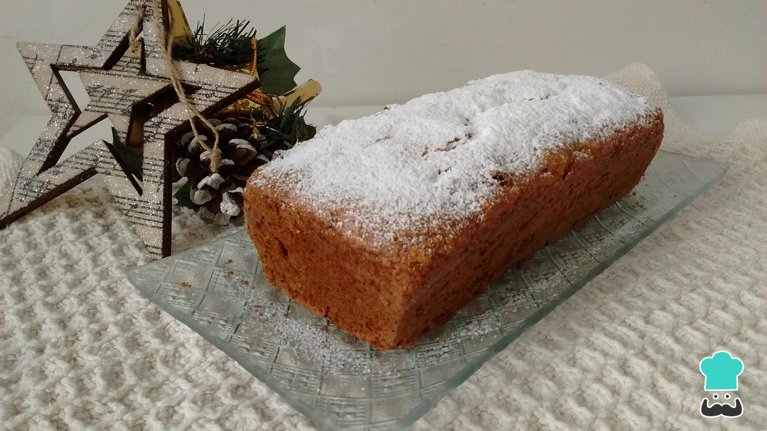 Budín navideño Receta FÁCIL