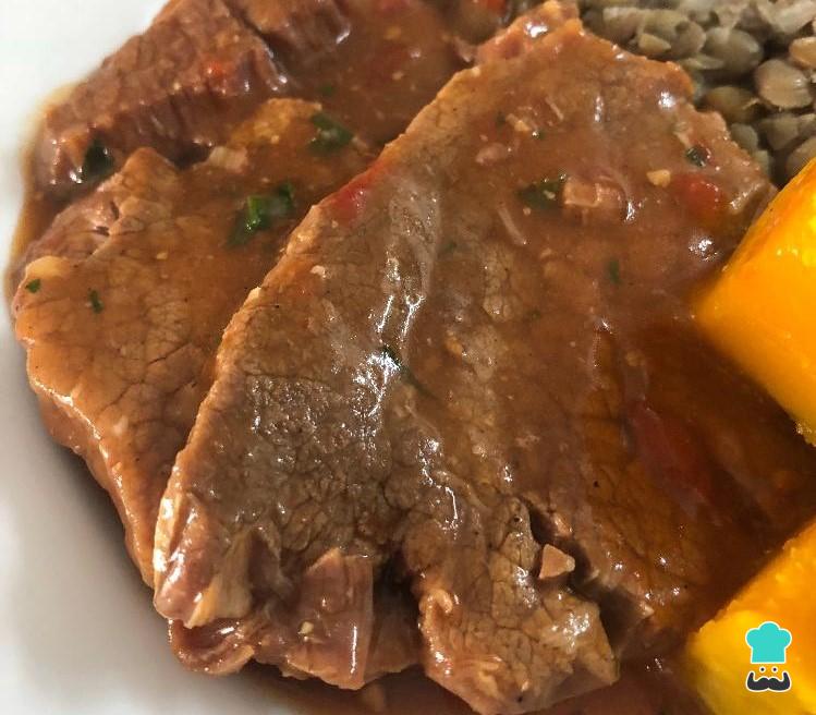 Peceto en salsa de tomate - ¡Se deshace en la boca!