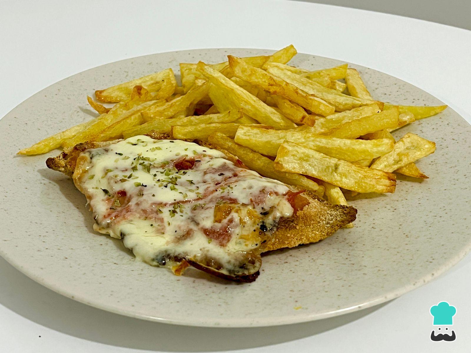 Napolitana con fritas - Receta ORIGINAL