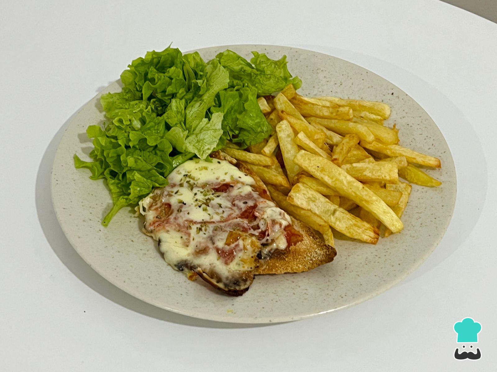 Napolitana con fritas - Receta ORIGINAL