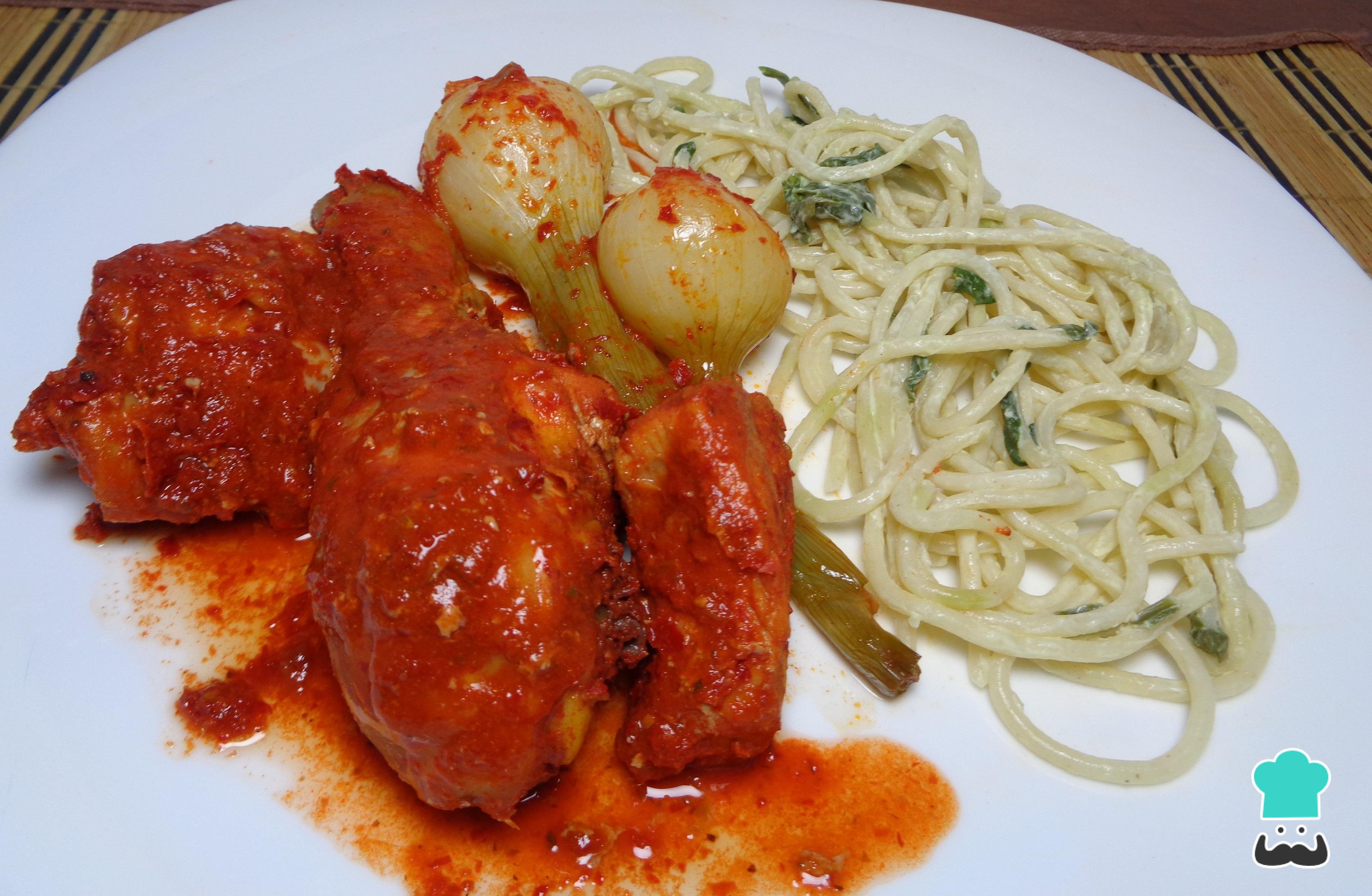 Mixiotes de puerco y pollo