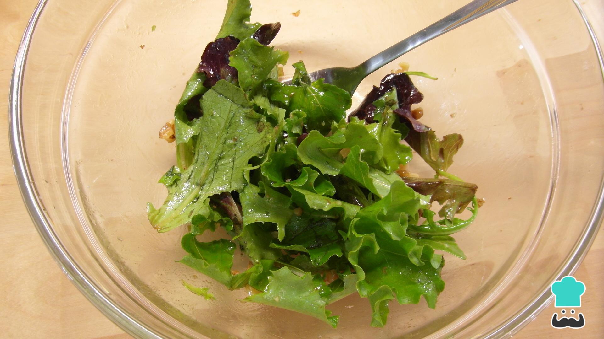 Ensalada De Queso De Cabra Nueces Y Miel Fácil