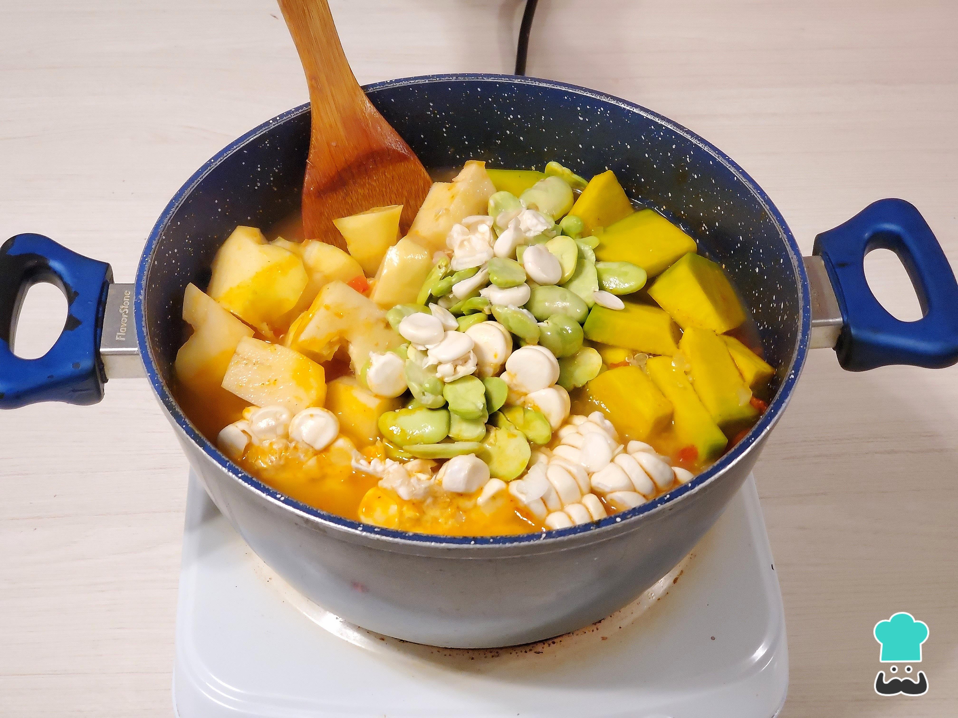 Chupe de quinua - Receta PERUANA