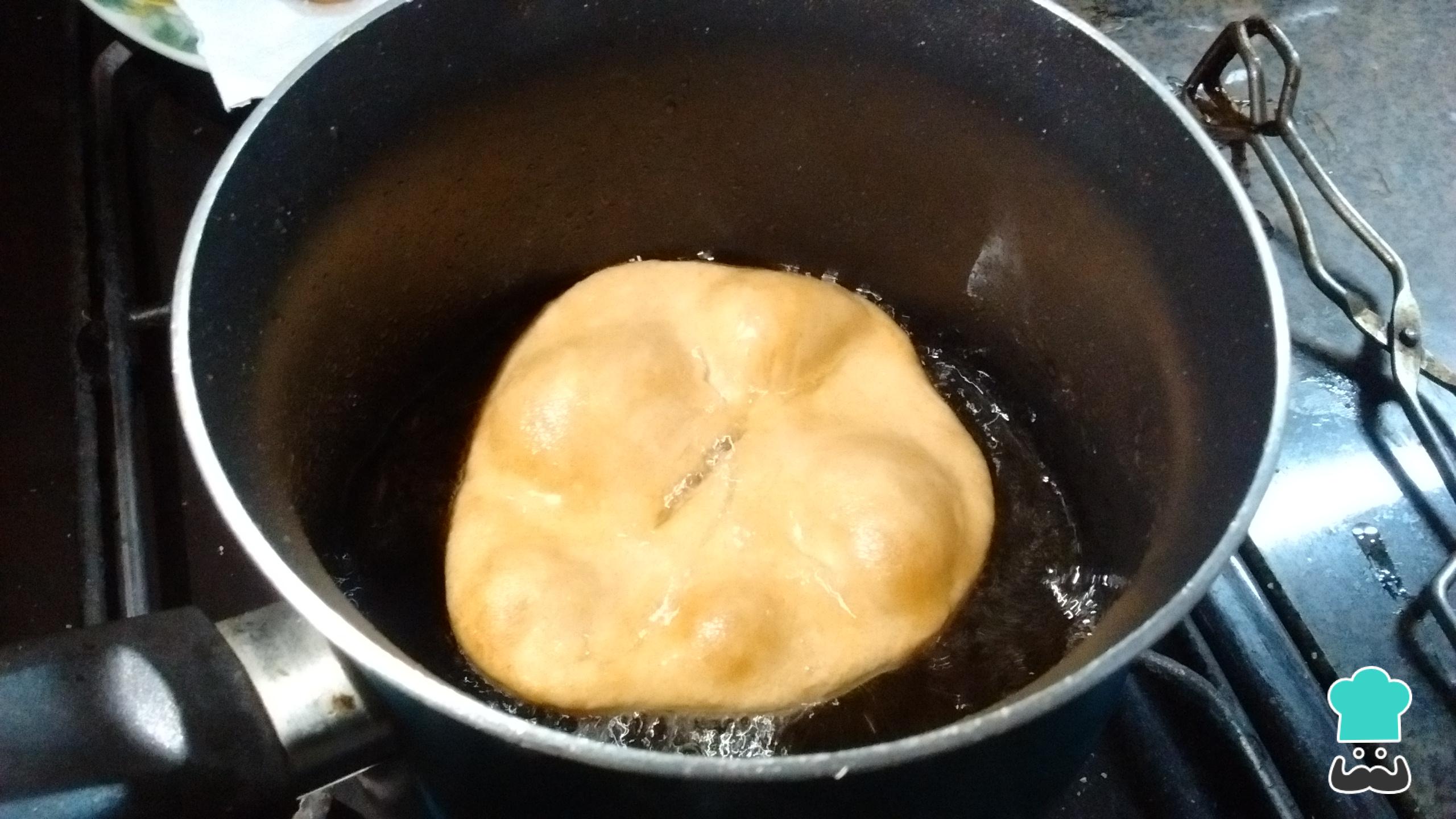 Tortas fritas sin grasa - Receta FÁCIL