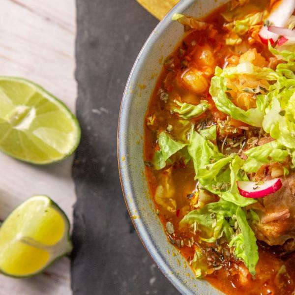 Pozole De Pollo Mexicano