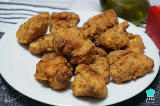 Pollo frito crujiente - Receta FÁCIL