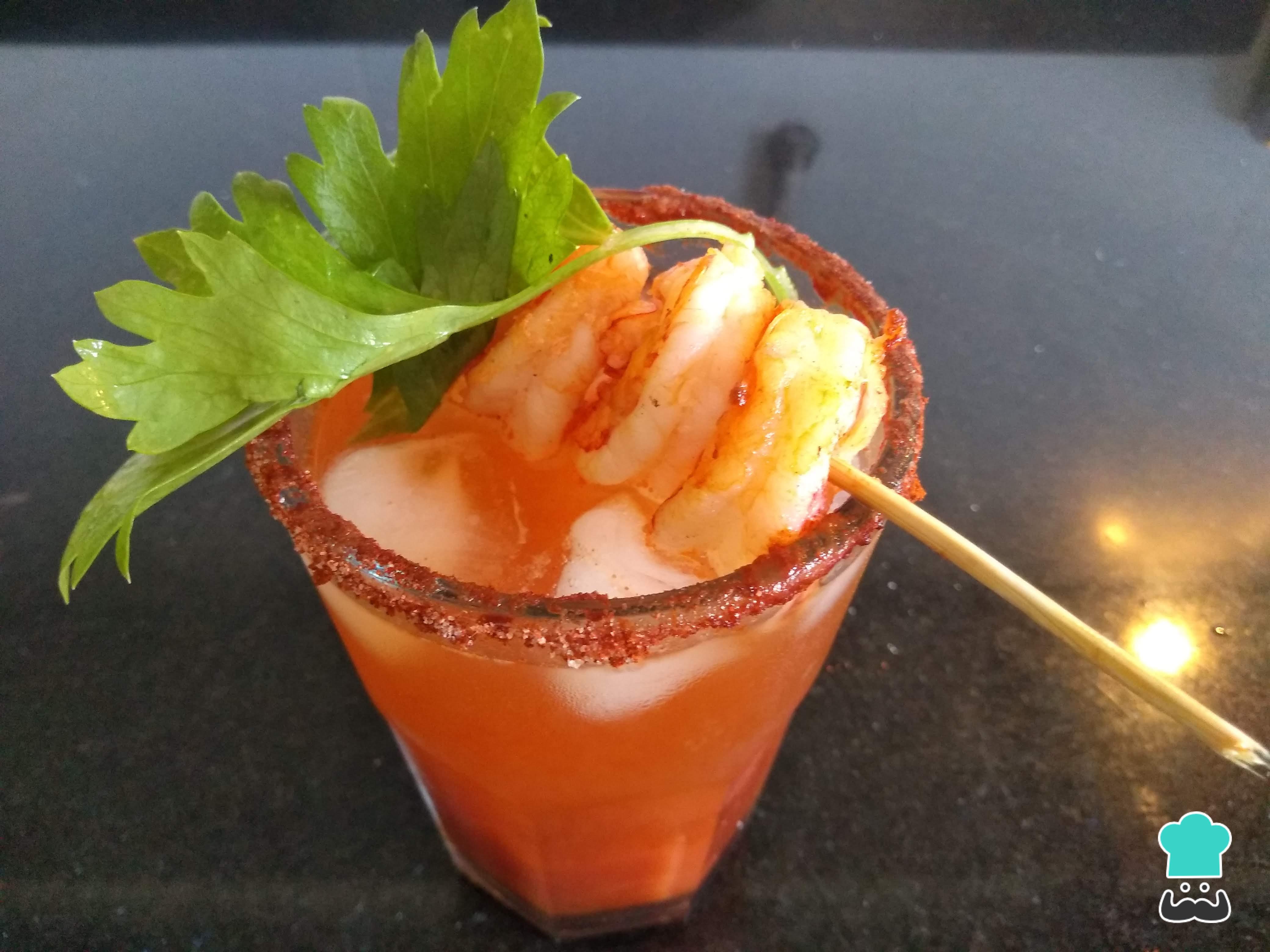 Michelada con Camarones - ¡Receta con Fotos!