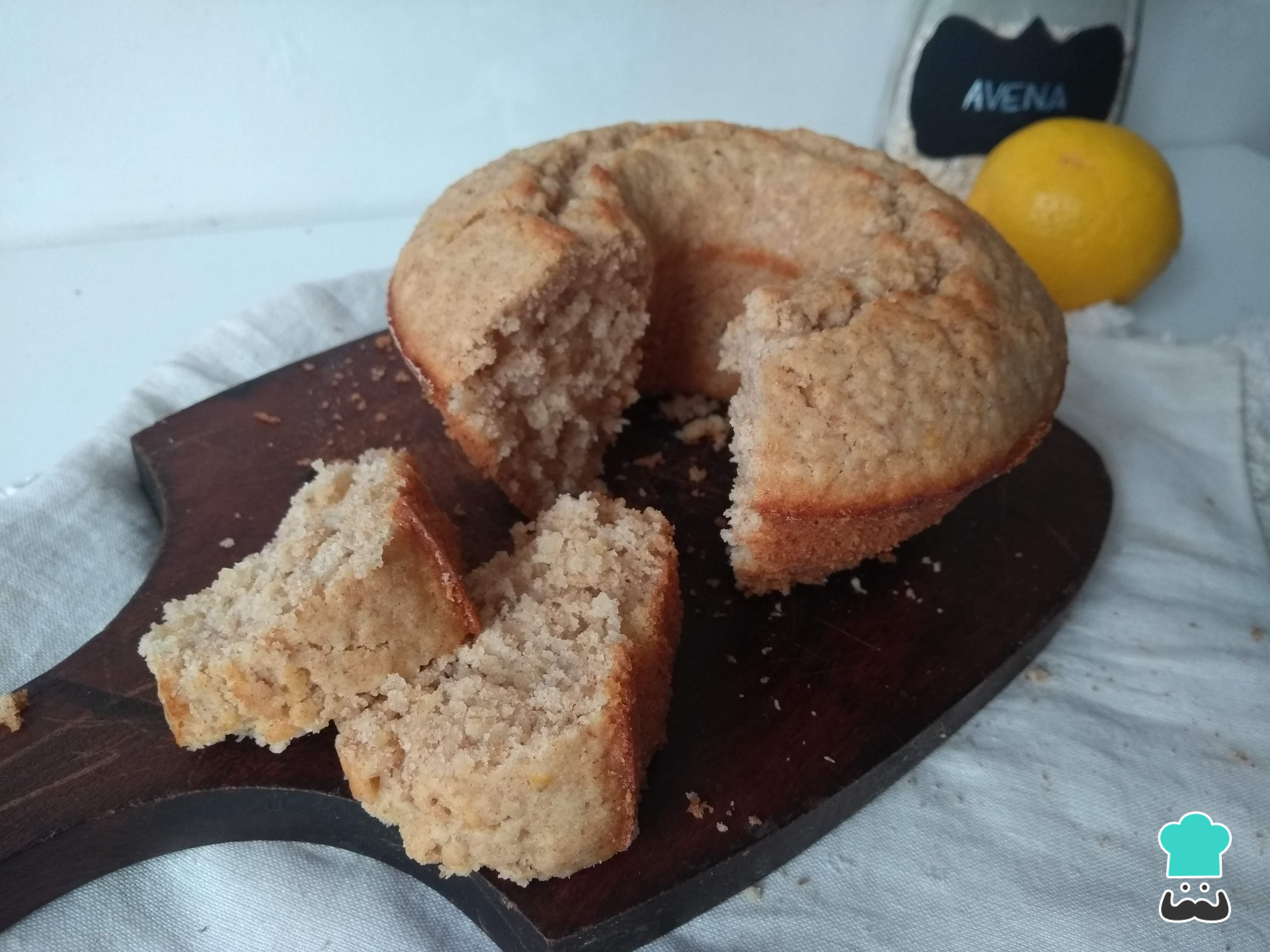 Budín de avena y limón - Receta FÁCIL y DELICIOSA