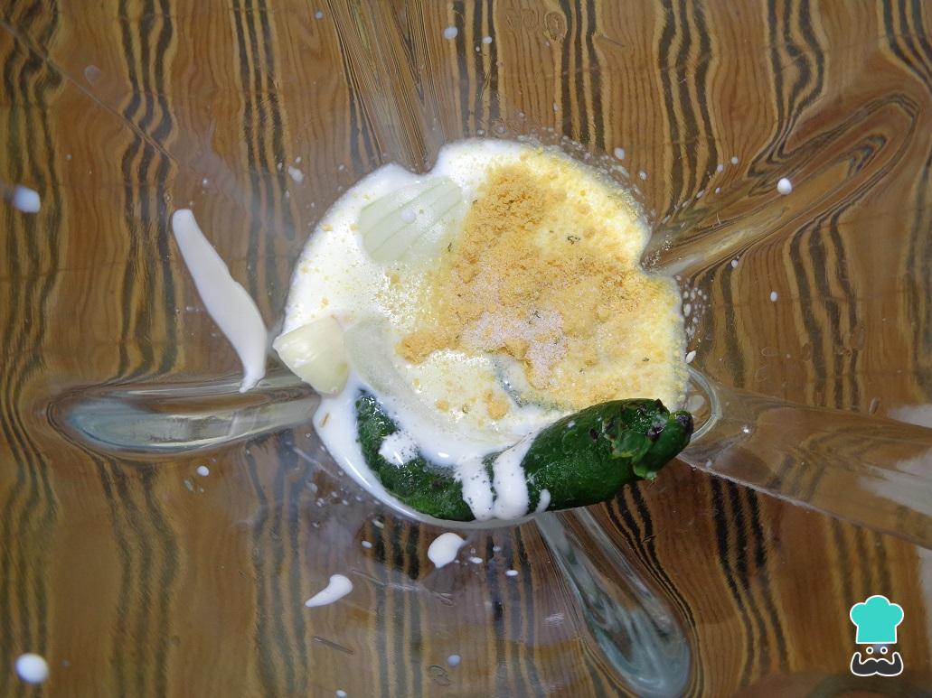 Espagueti Verde Con Chile Poblano Receta FÁcil