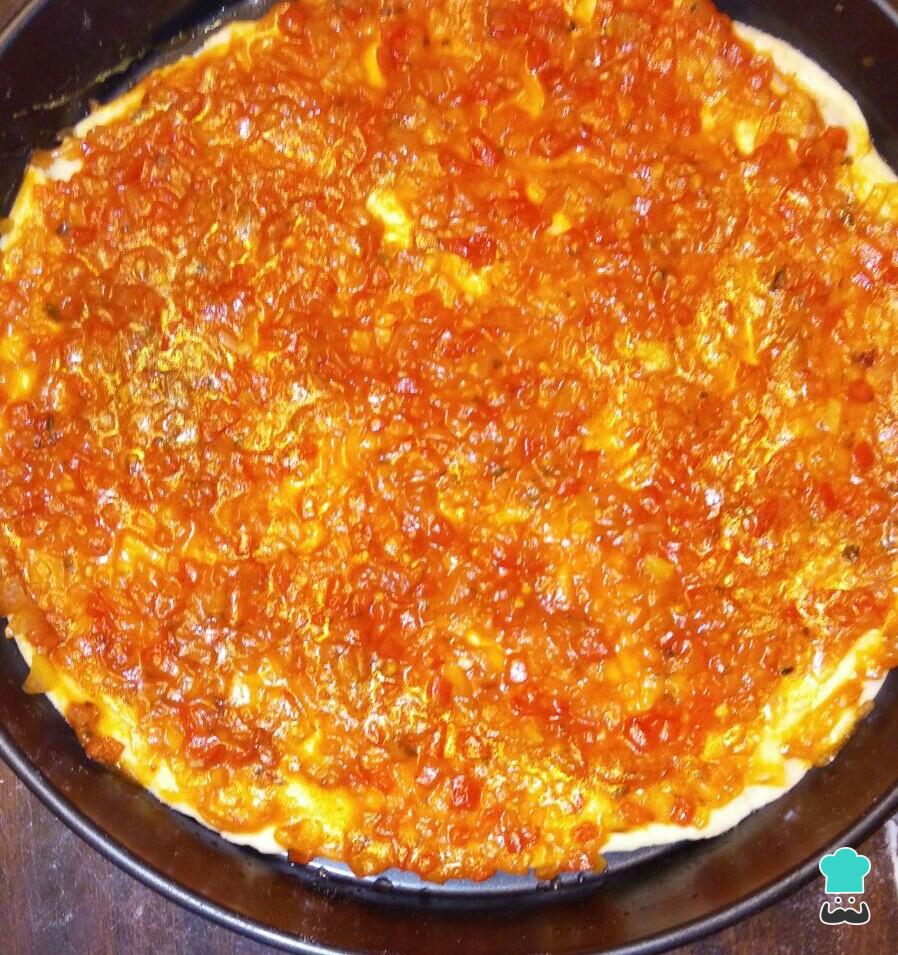 Pizza De Mozzarella Y Tomate F Cil